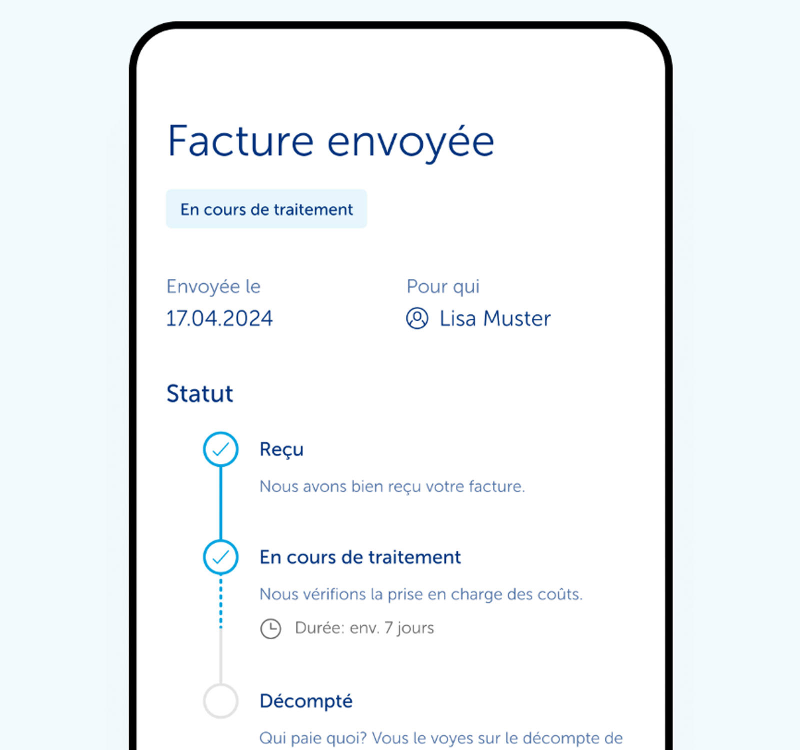 Appli myCSS – portail client de la CSS