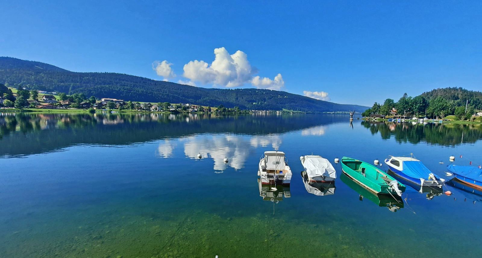 Cycle tour to Lac de Joux